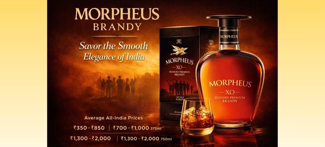 Morpheus Brandy Price in India - Complete 2026 State-Wise Guide